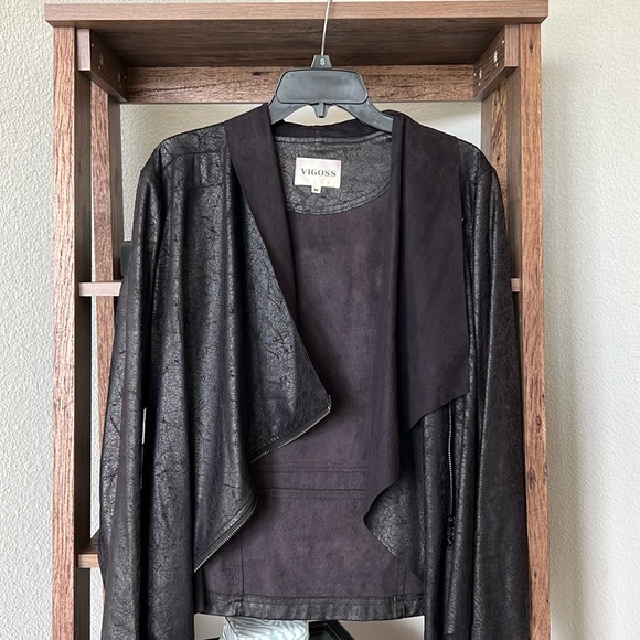 Vigoss | Jackets & Coats | Vigoss Faux Leather Jacket | Poshmark
